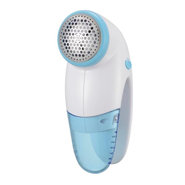 オーム電機 毛玉取り スリムグリップ 外刃42mm ブルー [品番]08-3312 KAJ-KE506R (毛玉取り器 電動 毛玉クリーナー 衣類ケア 電池式 安全スイッチ付き 毛玉取り機 けだまとり)● しっかり握れるスリムグリップ● 余...