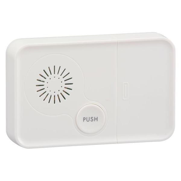 流水音発生器 押しボタン式（品番）08-3828 OGH-TT1 (トイレ用擬音装置 トイレの音消し 節水 公衆トイレ 流水音 オーム電機)●押しボタンを押すと流水音が約25秒間流れ、トイレの用足し音を消します。●付属の両面テープでかんたん...