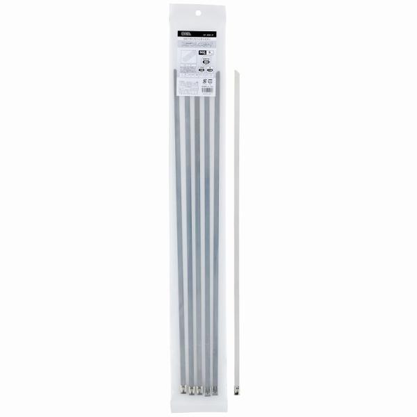 オーム電機 ステンレスタイ 500mm 5本入 [品番]09-1589 SST-500W 5P 4971275915893● 強度や耐久性が必要な結束に！● 屋内・屋外を問わず厳しい環境下にも対応● 耐紫外線性、耐塩化亜鉛《結束バンド イン...