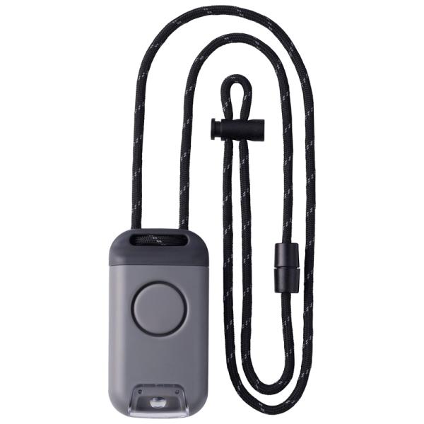 防犯ブザー付き ポータブルライト ポタラ ブラック 日本製 BPL10-BK (LED 防災 地震 台風 停電 災害時 緊急時 夜間 アウトドア キングジム)●「ポタラ」は足元までしっかり照らすLEDライトと大音量の防犯ブザー、二つの機能を...