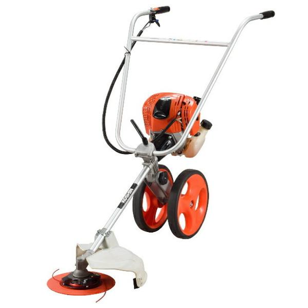 工進 手押し式エンジン草刈機 EBC-35C(EBC-35C-AAA-2) 4971770760028●4サイクルエンジン搭載の、押すだけラクラク草刈機！●シニアや女性にもおすすめ！草刈機にタイヤがついているので、押すだけで簡単に草刈りでき...