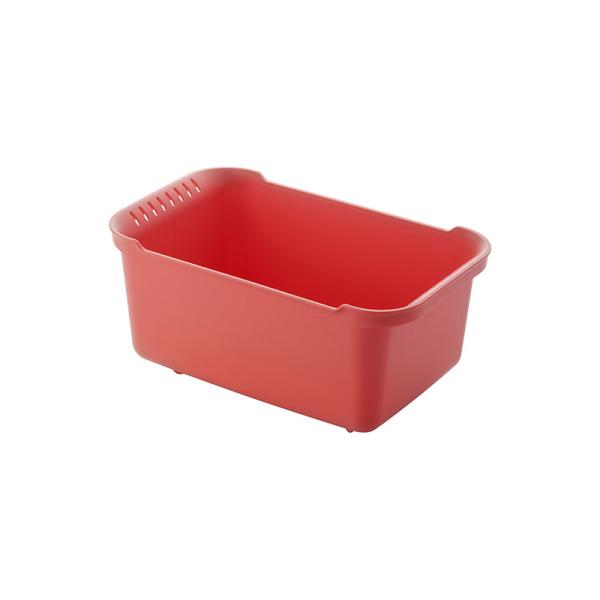 ウォッシュタブ レッド リベラリスタ 日本製  (洗い桶 食器洗い 食器漬け置き キッチン用品 リス)●食器の漬け置き洗いに便利なウォッシュタブ。●オーバーフロー機能で中身がこぼれない。●手を引掛けて掴みやすい構造。●排水栓を抜けば置いたま...