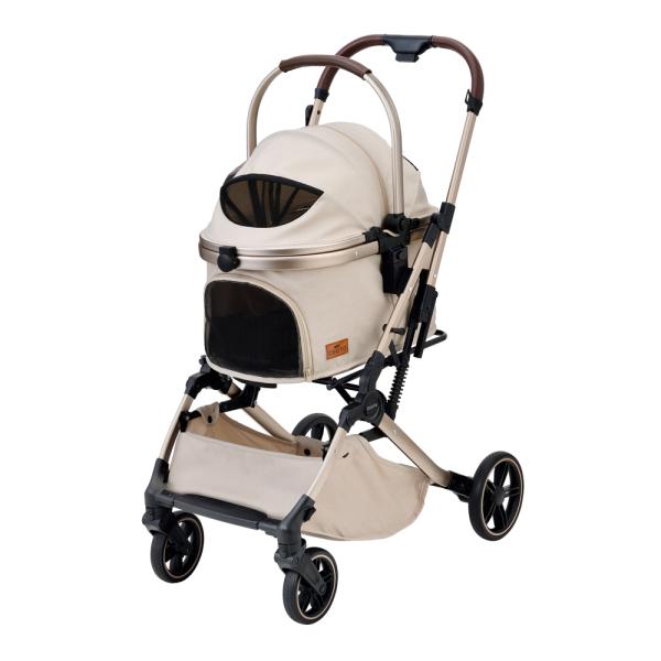 犬・猫用バギー OSOTO GRACE RC2 シュクレ (お散歩バギー カート コンパクト 快適 犬用品 猫用品 ペット用品 ジェックス)●おでかけに煌めきを！●バギー・キャリー・ハウスと使い方が選べる便利な3WAY！●便利な3パターンの...