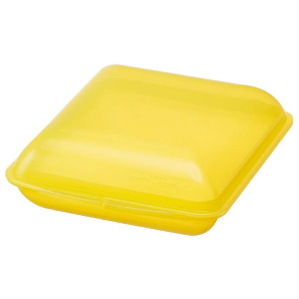 おにぎらず ランチボックス イエロー SPC1 スケーター 弁当箱簡単でかわいい！のりで包んだ握らないおにぎり。ケース内で手軽に作って持ち運べます。手を汚さずに熱いご飯をガマンして握らなくてＯＫ！具材でいろいろなアレンジが楽しめます。《弁当...