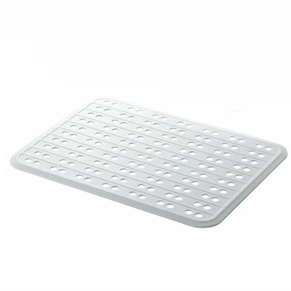 ポゼ 抗菌 流し用すのこ ホワイト 日本製 A4313 (シンクマット 水切り 水はけ キッチン用品 アスベル)●少量の洗い物に。●食器洗い後の仮置きに。(シンクマット 水切り 水はけ キッチン用品)※画像はイメージです。