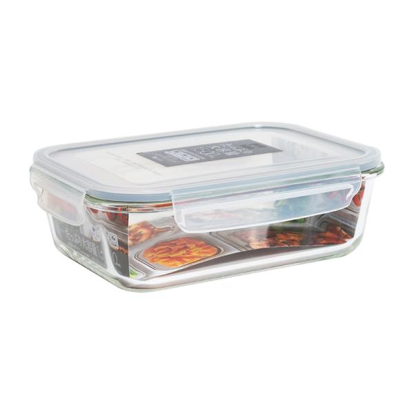 ユニックス 耐熱ガラス保存容器 1500ml 長角型 LGO-1500 (耐熱皿 グラタン オーブン レンジ フタ付き アスベル)●レンジ加熱・オーブン料理・冷凍保存まで、これ一つで完結！●毎日使いたくなる、便利でおしゃれな耐熱ガラス保存容...