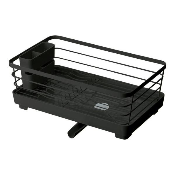 アスベル Ｓポゼ Wコート水切り スリム メタリックグレー  4974908554056防サビ加工Ｗコート。タテヨコ自在に置ける、水が流れるトレー付。《ASVEL キッチン用品 水周り用品 水切りかご トレー》※画像はイメージです。