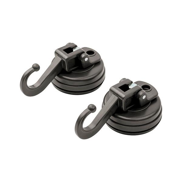 シェード取付吸盤フック 耐荷重3kg 2個組/A CLF-08 (窓 金属 樹脂 ガラス シェードオーニング タカショー)●強力吸盤でしっかり取り付けでき、ガラスや光沢のある平らな面に適しています。●2重で安心Wロック方式。吸盤面を押し付け...