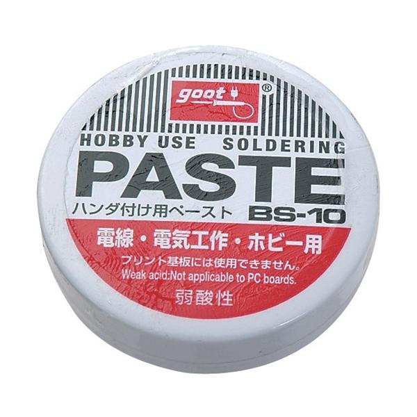 ハンダ付ケ用ペースト BS-10  太洋電機産業 [作業工具 半田ゴテ ヘクスゾール]ハンダ付ケ用ペースト BS-10 太洋電機産業 [作業工具 半田ゴテ ヘクスゾール]●はんだ付け用ペーストです。【用途】●電気用はんだ付け促進剤です。【機...