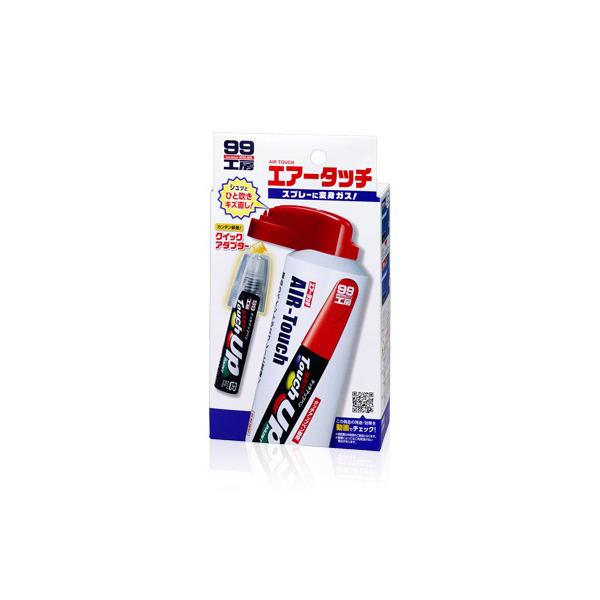エアータッチ No.9000  (エアータッチ スプレー 補修 車 傷隠し 簡単 塗装 リタッチ スプレー塗料 補修ペイント ソフト99)●筆塗りペイント 『タッチアップペン』 が、超極細スプレーペイントに大変身。●エアーブラシのような超極...