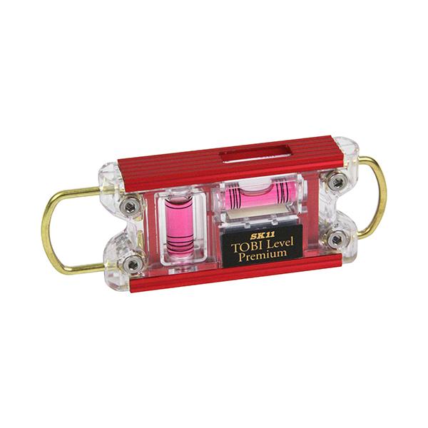 藤原産業 鳶レベル-2 レッド SED-TBP2-MTR  [大工道具 測定具 トビレベル]●鳶職人専用シャックル付小型レベルです。【用途】●水平・垂直の測定。【機能】●大型シャックル内蔵でスピーディーな脱着ができます。●落下防止コード対応...