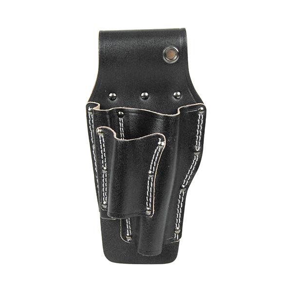 板金鋏差 BL-16BK 藤原産業 [収納用品 腰袋 サック 革腰袋]●抜群の耐久性、ハードな使用にもOKです。【用途】●板金鋏、金切鋏等の道工具類の収納、携帯。【機能】●開口部をR型にカットしてあるので、出し入れしやすくなりました。●床皮...