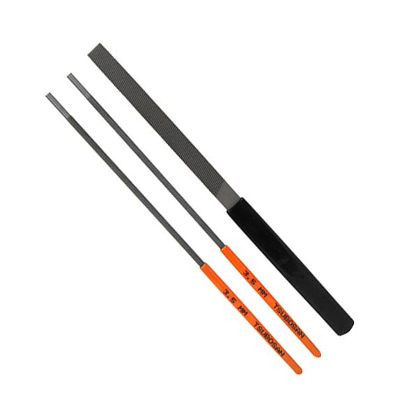 藤原産業 チェーンソーヤスリセット STAM-1  [大工道具 ヤスリ ヤスリセット]●チェーンソー刃の切れ味を復活させます。【用途】●チェーンソー刃の研磨作業。【機能】●3.5mm径のチェーンソーヤスリと、デプス調整用の平型ヤスリのセット...