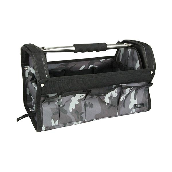 ツールキャリーバッグ ETC-OP2-CGL 藤原産業 [収納用品 ツールバッグ 道具 工具 持ち運び 収納]●たっぷり収納、すっきり整理ができます。【用途】●道具、工具の持ち運び、収納。【機能】●フルオープンタイプで出し入れがスムーズで、...