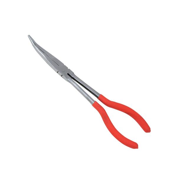 ロングプライヤー アングル ELP-2 藤原産業 [作業工具 プライヤー]●手が届かない奥深い場所や角度のある狭い場所で、物をつかんだり曲げたりする作業に威力を発揮します。【用途】●つかみ、曲げ作業。【機能】●細やかな作業から一般作業まで幅...