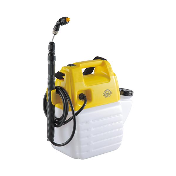除草剤用電池式噴霧器 5L SSD-5J 藤原産業 [園芸機器 噴霧器 電池式噴霧器]●コンパクトで使いやすい電池式噴霧器、除草剤用です。【用途】●除草剤の散布が可能な電池式噴霧器。【機能】●扇状除草剤ノズルで効率よく散布出来ます。●薬剤が...
