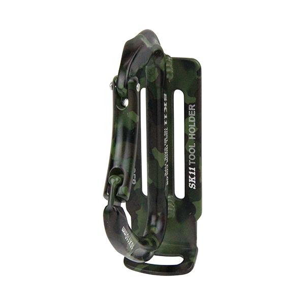 藤原産業 アルミツールフック CL SATH-CAMOUFLA  [収納用品 ツールフック 自社ツールフック]●湾曲ゲートで工具を簡単に吊り下げできます。【用途】●ベルトに通して工具類の吊り下げ。【機能】●高強度、アルミ製鍛造カラビナです。...