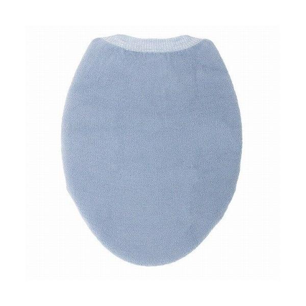 ヨコズナ 兼用フタカバー スモークブルー カラーショップ  4979508845078落ち着いた色合いが穏やかな雰囲気にするスモ−クカラ−《便座フタカバー  トイレ用品》※画像はイメージです。