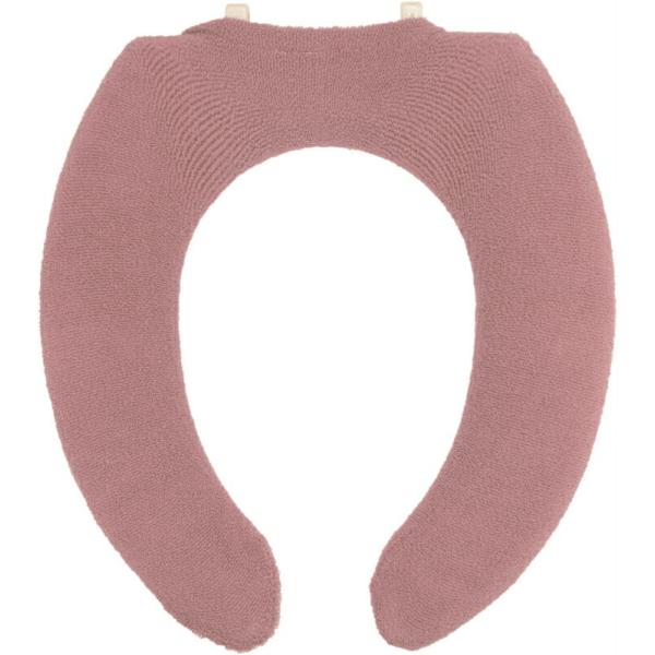 ヨコズナ Ｕ型便座カバー  スモークピンク カラーショップ　  4979508845085落ち着いた色合いが穏やかな雰囲気にするスモ−クカラ−《便座マット 便座シート トイレ用品》※画像はイメージです。