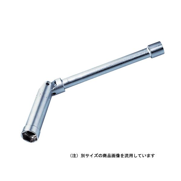 KTC ユニバーサルプラグレンチ B3F-16SP  (作業工具 ソケット 特殊工具 京都機械工具)●カウルパネルとエンジンの隙間が狭い車に最適。振り角度45度です。　【用途】●スパークプラグ交換用の専用ソケットレンチ。　【機能】●スパーク...
