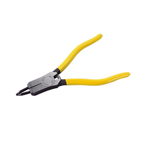 KTC スナップリングプライヤ AS403B  (作業工具 挟み工具 京都機械工具)●ホンダ車専用特殊スナップリング用です。　【用途】●自動車のドライブシャフト等のスナップリングを分解、組付けする為のプライヤ。　【機能】●開口部が狭く、切欠...