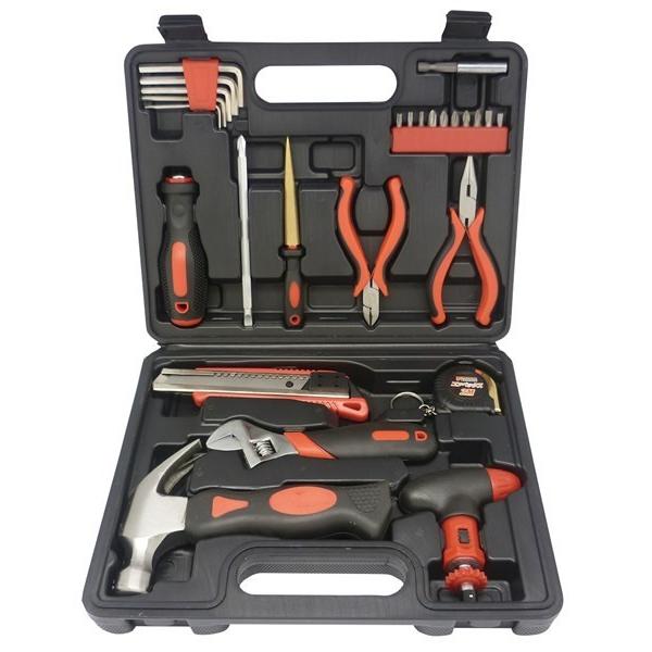 *特長  頻度の高い工具をセレクトしたツールセット*用途  ホビーや日曜大工に*仕様   26pcs*セット内容  ネールハンマー六角棒レンチ（2・3・4・5・6mm）ダイヤモンドシャープナー　モンキーレンチ　150mm差替ドライバー（＋2...