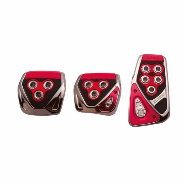 *アルミダイキャストボディにブルーラバーとブルーアルマイトプレートを貼付けた本格GTペダル。*レッドカラーが足元で際立ちます。*サイズ：アクセル１３２ｍｍ×７１ｍｍ、ブレーキ８０ｍｍ×８５ｍｍ、クラッチ８０ｍｍ×８５ｍｍ【注意】他のサイトの...