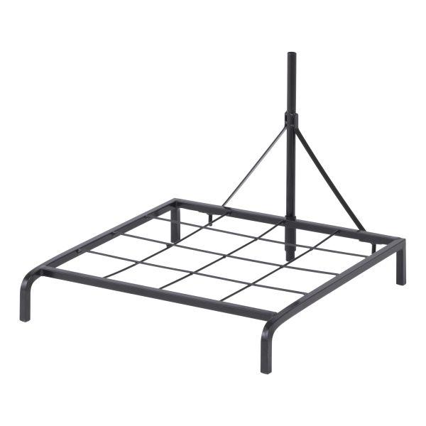 トレリスを差し込む花壇がなくてもスタンドとトレリスをセットすることで様々なシーンで楽しめます。12号鉢まで置けます。サイズ/W350×D365×H290（mm）