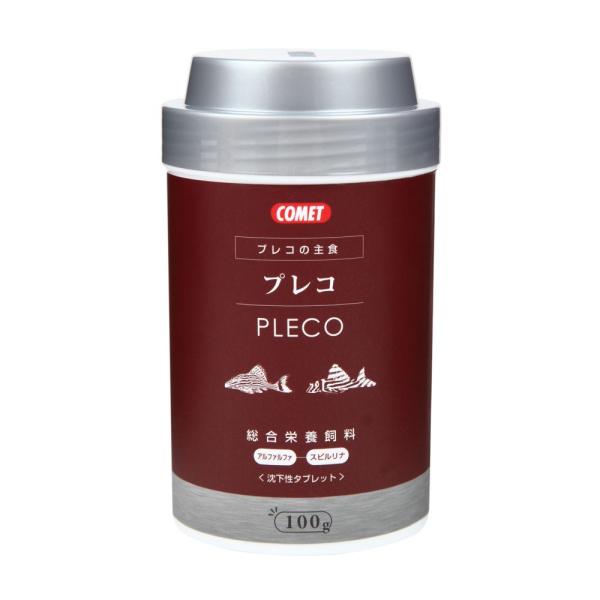 プレコに必要な栄養をバランスよく配合した専用フード。プレコが食べやすい沈下性のタブレットタイプ。サイズ：幅69×奥行69×高さ118原材料：フィッシュミール、小麦粉、小麦胚芽、オキアミミール、酵母、アルファルファミール、スピルリナ、食塩、各...