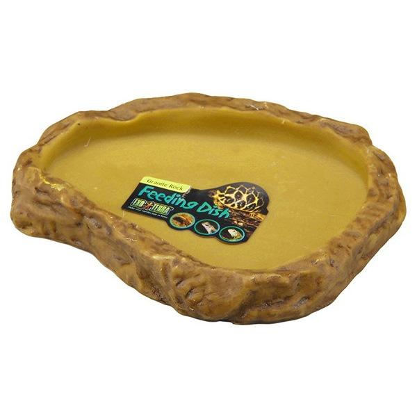 ●大きな爬虫類でもひっくり返しにくい安定した作りのエサ入れです。内側はお手入れしやすく、汚れが落ちやすくなっています。●自然の岩をイメージしたテラリウムにぴったりなエサ入れ仕様・注意事項幅142×奥行110×高さ21(mm)　重量200g