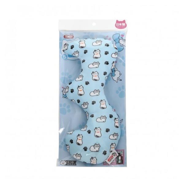 くねくね形状が猫の体にフィットするので、猫のキックをしっかりと受け止めてくれます。またたびが中に入っているので、猫ちゃんの夢中に遊ぶ姿が期待出来ます。心地良い相棒になること間違いなし。サイズ：幅145×奥行50×高さ310カラー：ブルー規格...