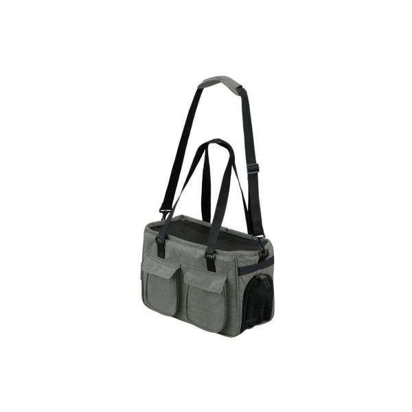 たっぷり収納4ポケット、ソフトペットキャリーSサイズ。 快適に過ごせる機能がたくさん！ POINT 01．4つのポケットでたっぷり収納 おやつやシーツ・スマホや財布など、お出掛けに必要なものが全部入るポケット付き。 POINT 02．顔が見...