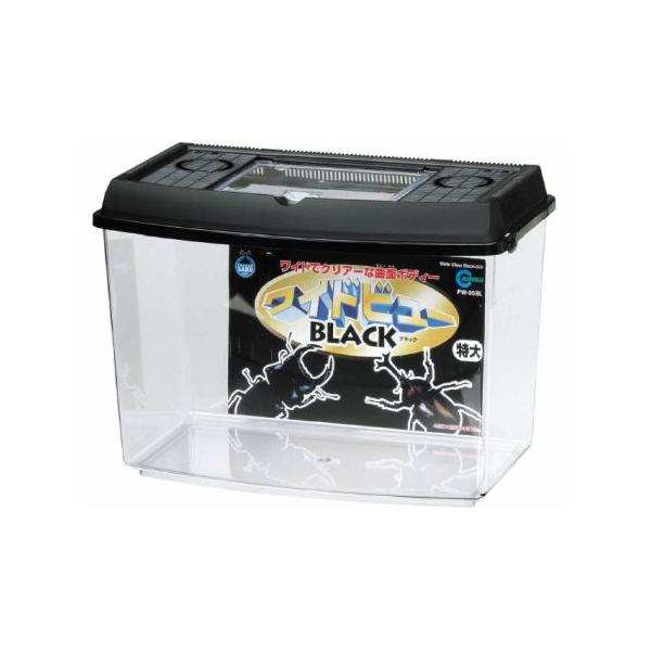 特殊樹脂の採用で軽くて割れにくく、透明度もアップしたお手入れカンタンの飼育ケースです。前面の曲面フォルムで中身をワイドに観察することができます。内容量：21.5Lサイズ：幅430×奥行260×高さ315mm重量：1.3kg