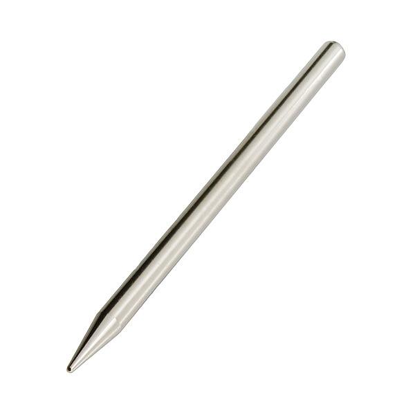 はんだこてSR-60用の交換こて先です。RoHS対応品です。仕様・注意事項●ニッケルメッキ銅コテ先●軸径：4mm●全長：85mm●こて先長：13mm●こて先：RO.5●ニッケルメッキ銅コテ先。