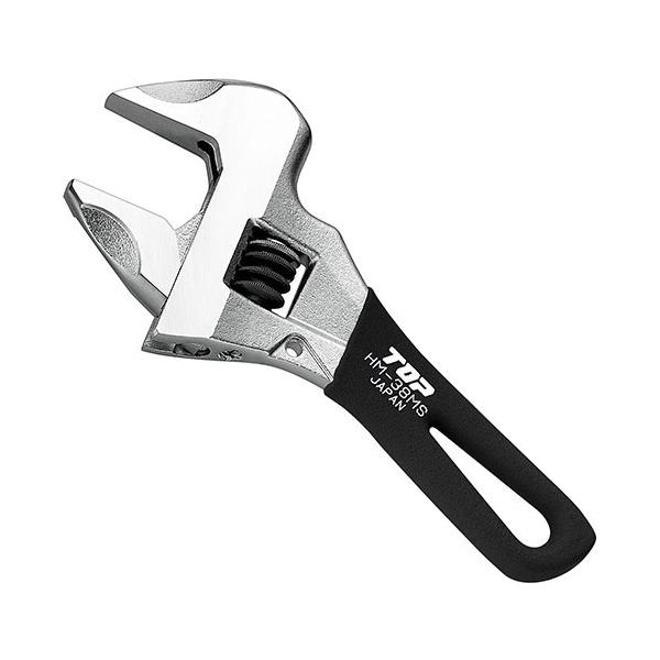 元祖、ガタ無しウォーム搭載モンキーレンチです。手のひらサイズのショートタイプです。