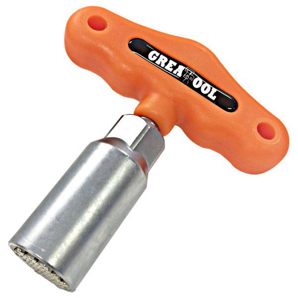 車や自転車の整備や、ネジ、フック等の締め付け作業角が欠けてしまったボルトや、手が痛くなる蝶ネジ回しに●対応サイズ（ナット径）：9〜21mm、3/8〜13/16インチ●対応ネジ：六角、四角、蝶ネジ、フック●ソケット差込角：9.5mm（3分）仕...