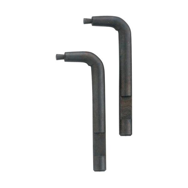 Cリング着脱専用工具替え爪式で、更に使いやすくなりました。工作機械・電子機器等のC形止め輪(スナップリング)着脱工具。替え爪式スナップリングプライヤー用の替え爪です。爪部の先端は、逆テーパー状に加工してあるので、スナップリングを確実にキャッ...