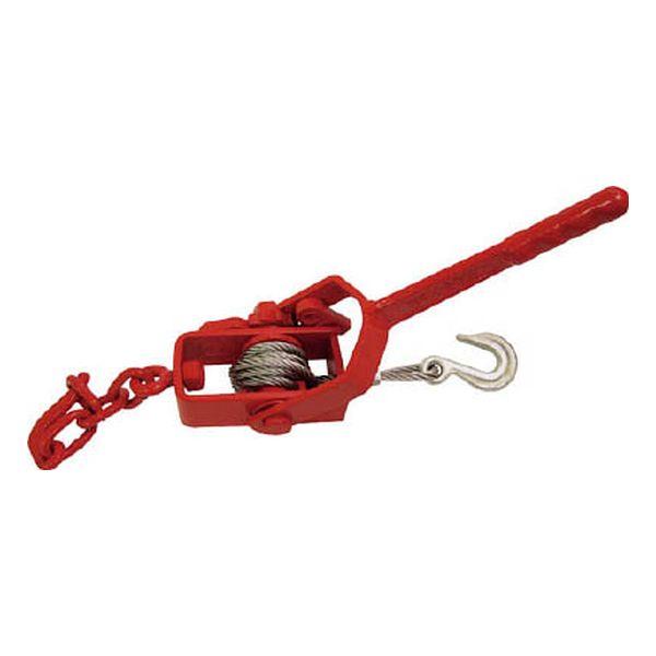 ●軽い力で作用し、能率的な荷締めができます。●貨物の荷締めに威力を発揮、運搬効率、安全の為に●応用次第で牽引、固定作業に。使用荷重：５００ｋｇ