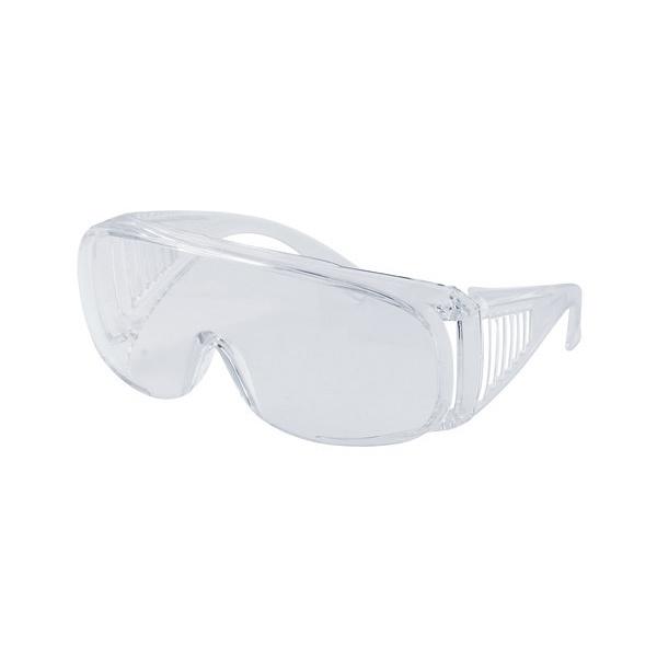 研磨作業、刈払作業、電動工具作業、製材作業時の目の保護に●女性や顔の小さい方向けの簡易作業メガネです。仕様・注意事項●パッケージサイズ：縦165mm×横175mm×高さ50mm●パッケージ重量(g)：44