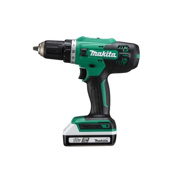 18Vライトバッテリ専用モデル。木材、金属への穴あけから木ネジ、小ネジなどの各種締付けに。オールメタルギア採用で高耐久を実現。直流18V、スライド式Li-ionライトバッテリ仕様。バッテリ・充電器付き。最大穴あけ能力：【鉄工】13mm【木工...