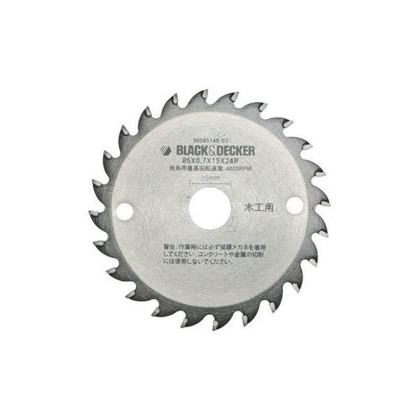 ●マルチＥＶＯ用丸鋸刃●ＥＣＨ１８３用木工用●直径８５ｍｍ●刃厚１．１ｍｍ●内径１５ｍｍ●刃数２４Ｐ●交互刃木工用