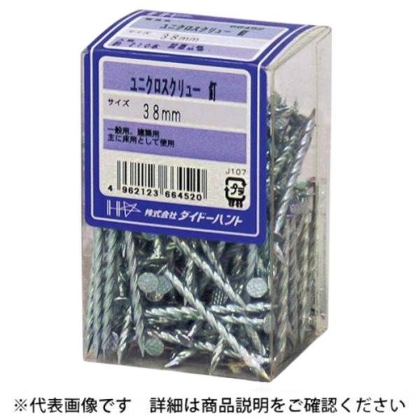 胴部スクリュー形状で保持力アップ！サイズ：25mm入数：約500本