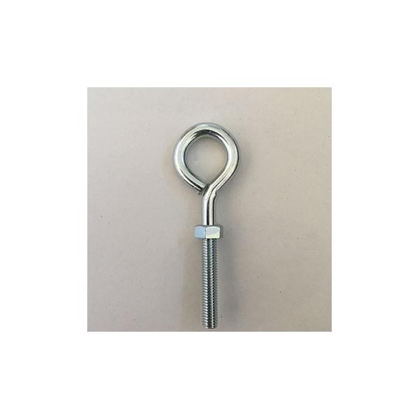 物を吊るしたり、ワイヤー・ロープ等を通して使用したりします仕様・注意事項●材質：鉄●仕上：ユニクロームメッキ●ネジ径：M5●サイズ：40mm