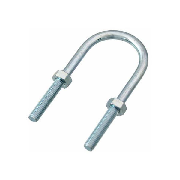 両端におねじが切られたU字形状のボルトです。配管パイプ等の固定に。他のボルト類が締結する為にボルト自体を回転させるのに対して、Uボルトは必ずナットを使用し、反対側から閉じるような形で締結していきます。サイズ：6×70mm材質：鉄