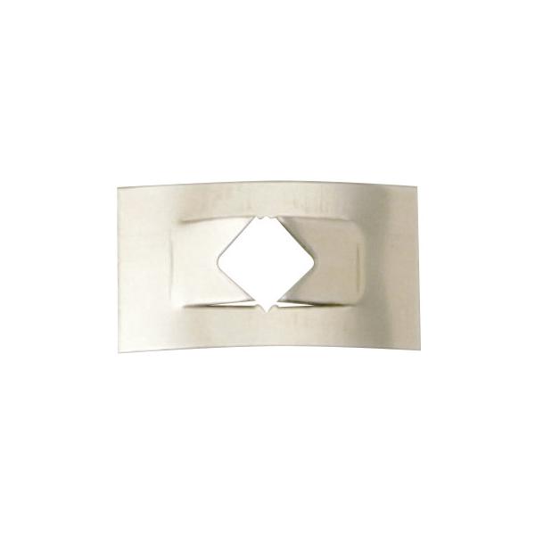 薄板パネルなどの組み付けに使用。耐食性に優れていますので湿気の多い場所、屋外にある物に使用します。但し、塩素環境や海岸近く等の塩分環境下での使用に適していません。※画像は代表画像です。材質はステンレス。断面は弓形状になっています。片側から、...