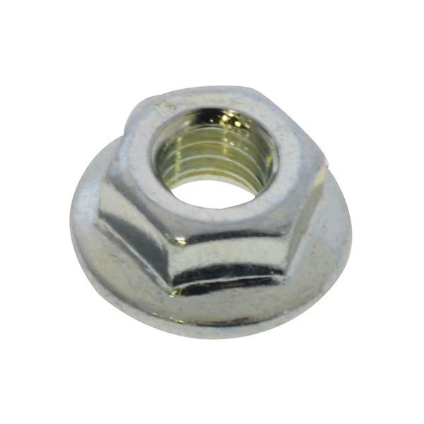 おねじに締付け、締結、固定に使用します。緩み止めに効果があります。※画像は代表画像です。材質は鋼で、三価クロメートめっき(薄青っぽい色)がしてあります。非対象ねじ山を利用した協力なゆるみ止めナットです。締め付けまで手で回すことができ作業性に...