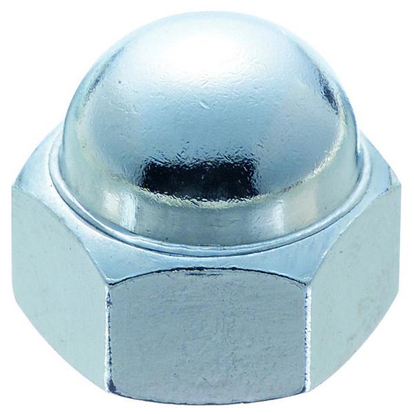 安全性が必要な個所に使用します。生地に比べ耐食性があります。※画像は代表画像です。六角ナットの片面がキャップ状で、ボルトと締結後ねじ部が覆われるので見た目がきれいで、引っかかりにくく安全です。材質は鋼で耐食性向上のため、クロームめっき(白っ...