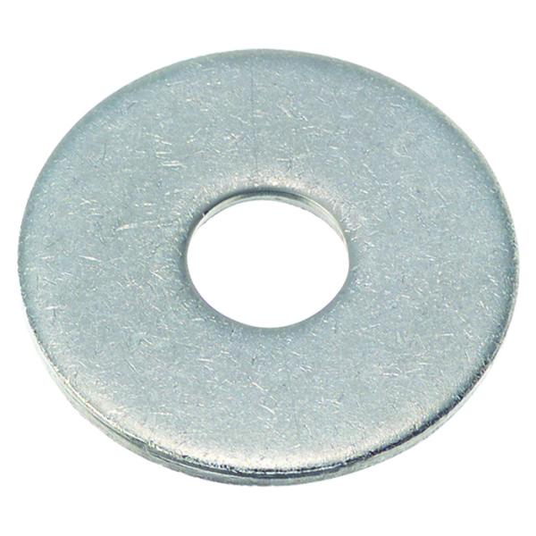 外形の特に大きな座金です。ボルト、ナットなどで締結する際の面圧の分散に、相手部材の傷防止、下穴が大きい場合の陥没防止等に使用します。耐食性に優れていますので湿気の多い場所、屋外にある物に使用します。※画像は代表画像です。内径に対し外径の比率...