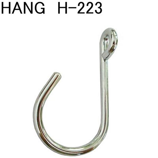 鉄製、クロームメッキの吊金具です●耐荷重：8kg仕様・注意事項●材質：鉄●仕上：クロームメッキ●サイズ：35x58mm●注意事項：耐荷重の数値は保障数値ではなく参考数値です。取付部材など、使用条件によって大きく異なりますので、あくまでも目安...