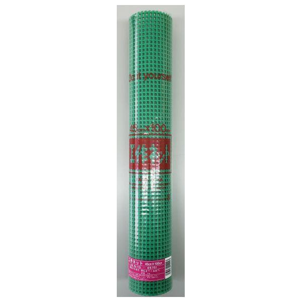 ●やわらかく、加工しやすいポリエチレン製のネットです●450mmｘ1ｍ●網目の大きさ（約）6.4mmｘ6.4mm